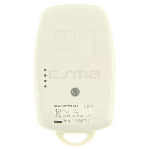 DEA MIO TD2 Remote contrrol